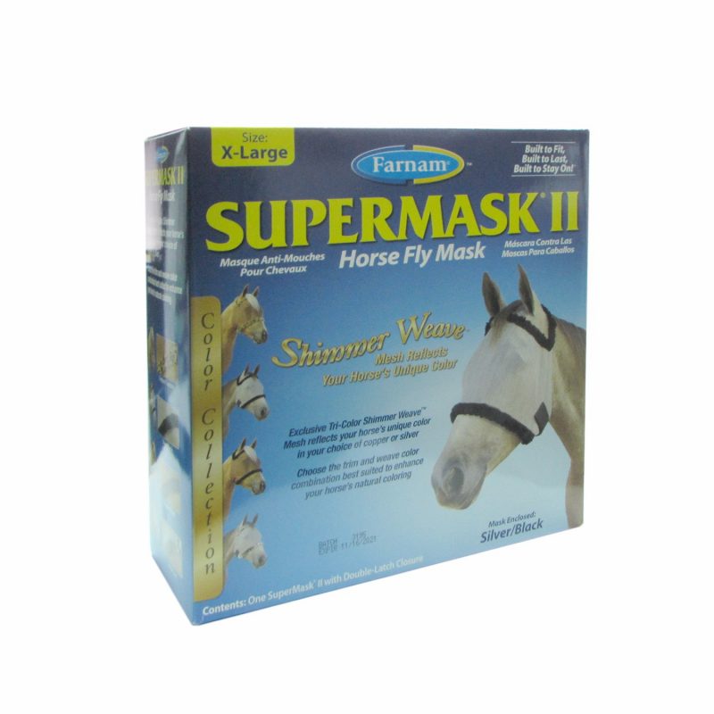 SuperMask II color silver black (Talla XL) – Vet Blanco